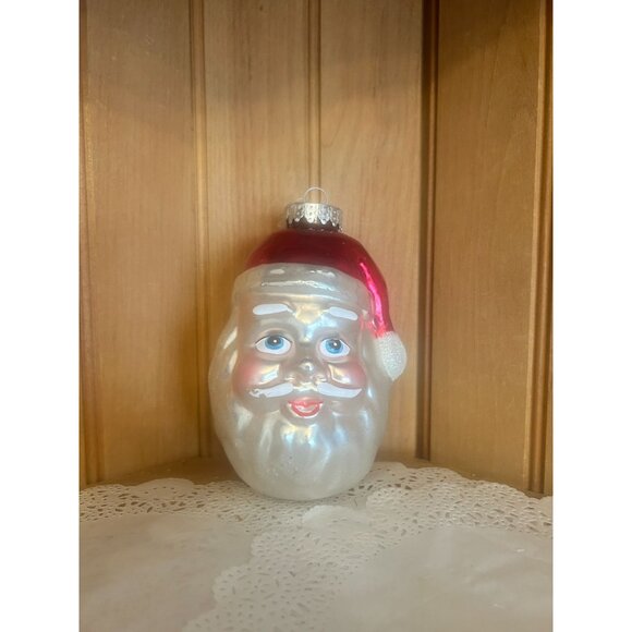 Unknown | Holiday | Vintage Extra Large Santa Claus Face Lightweight ...